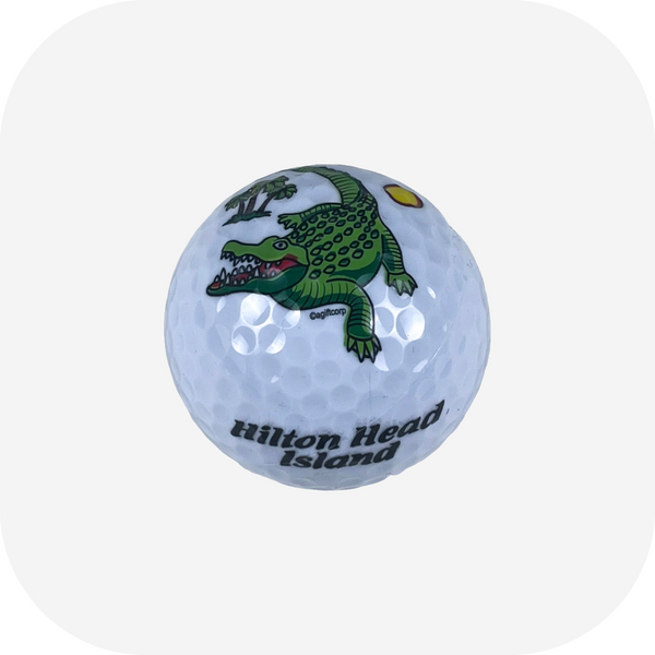 Gator Design Hilton Head Golf Ball - Camp Hilton Head